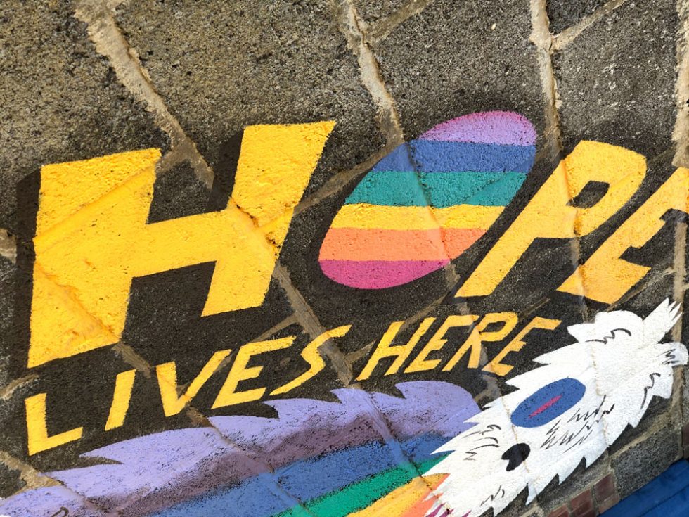 HOPE LIVES HERE - Free Art